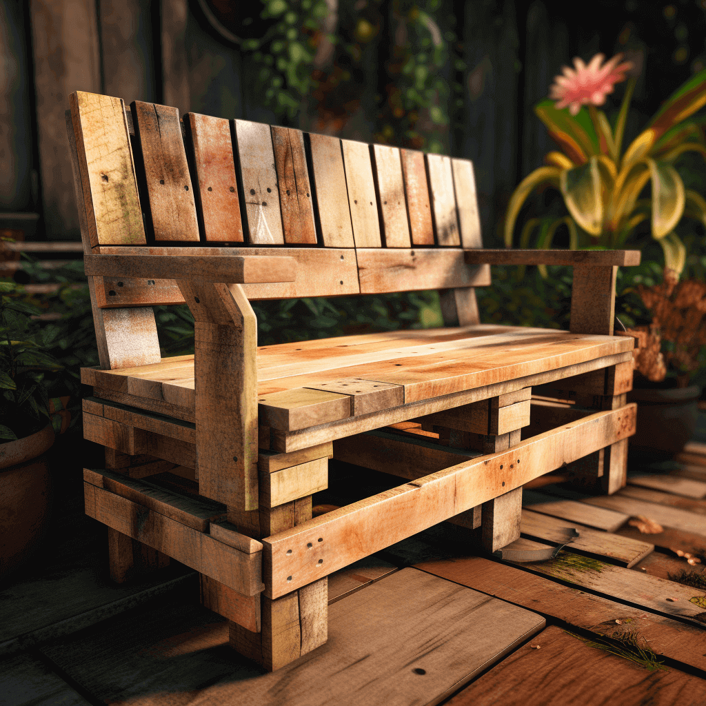 Pallet Garden Bench: DIY Projects for Sustainable Gardening